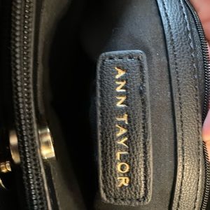Ann Taylor | Bags | Ann Taylor Black Shoulderbag Purse | Poshmark